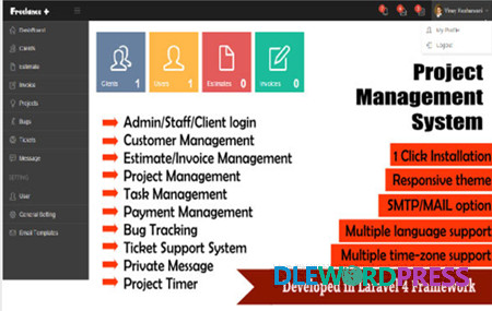 Download FreeLance Plus Project Management System Free Download Free ...