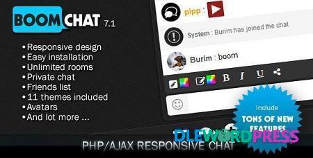 Download Boomchat v7 - Responsive PHP/AJAX Chat , Social Networking ...