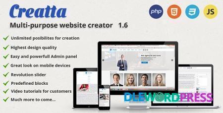 Download Creatta - multipurpose PHP website builder v1.0.6 - Project ...