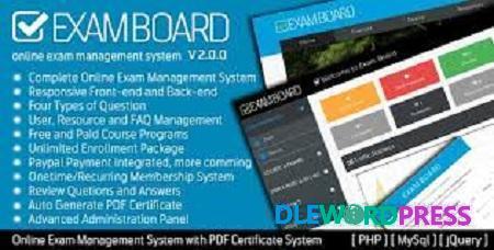 Download Exam Board - Online Exam Management System Free - DLEWordPress