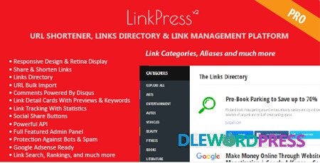 Download LinkPress Pro - Advanced URL Shortener, Links Directory & Link ...