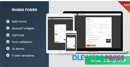 Free Download Munda Forms - Clean, Modern, Responsive Web Forms Latest ...