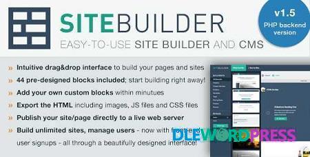 Download SiteBuilder Lite v1.5 - Drag&Drop site builder and CMS Free ...