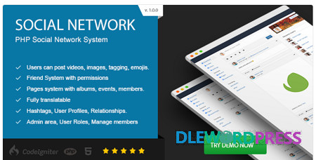 Download Social Network - PHP Social Networking System Free - DLEWordPress