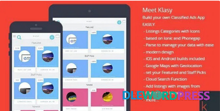 Download Klasy - Classified Ads Mobile App | Mobile Free - DLEWordPress