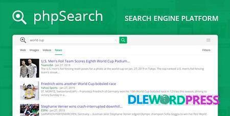 Download Phpsearch V5.2.0 - Search Engine Platform Free - DLEWordPress