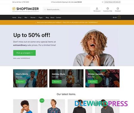 Download Shoptimizer V2.6.5 – The Fastest WooCommerce Theme Free ...