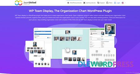 Download WP Team Display v1.3.21 - The Organization Chart WordPress Plugin Free - DLEWordPress